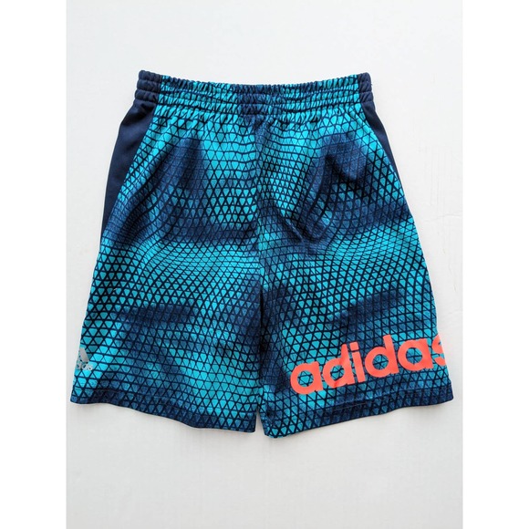 adidas | Bottoms | Adidas Blue Patterned Athletic Shorts | Poshmark